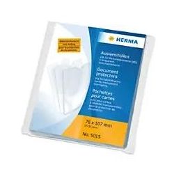 Herma Ausweishüllen Transparent PP (Polypropylen) 10,7 x 7,6 cm 25 Stück
