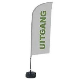 SHOWDOWN Ausgang Windform Strandflagge 330 x 89 cm Einseitig Aluminium