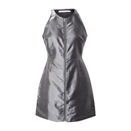 Calvin Klein Jeans Kleid Damen Größe 32 grau / schwarz Winterkleid