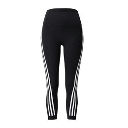 adidas Sportswear Sporthose 'Optime Train Icons' Damen Größe M/L schwarz / weiß