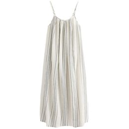 next Kleid Damen Größe 50 beige / hellblau Winterkleid