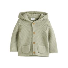 next Strickjacke Jungen Größe 80 hellgrün