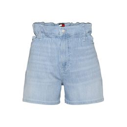 Tommy Jeans Shorts Damen Größe 34 blue denim / white denim