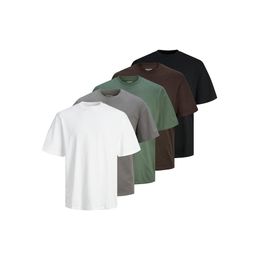 Jack & Jones Jack & Jones Shirt 'JJHugo' male Brown, Grey, Green, Black, White size XXL