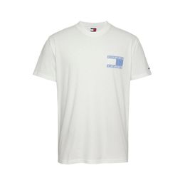 Tommy Jeans T-Shirt Herren Gr&ouml;&szlig;e 5XL taubenblau / wei&szlig;