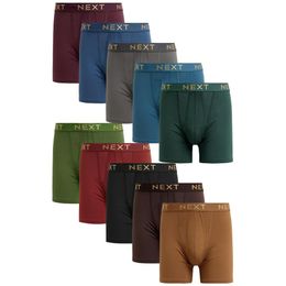 next Boxershorts Herren Gr&ouml;&szlig;e XS blau / cyanblau / karamell / schoko / grau / gr&uuml;n / tanne / rot / weinrot / schwarz