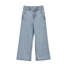 WE Fashion Jeans M&auml;dchen Gr&ouml;&szlig;e 104 blue denim / wei&szlig;