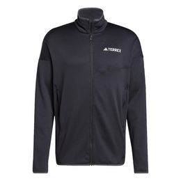 adidas terrex Funktionsfleecejacke 'Xperior' Herren Gr&ouml;&szlig;e L schwarz / wei&szlig;