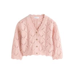 next Strickjacke M&auml;dchen Gr&ouml;&szlig;e 110 altrosa
