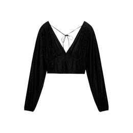Pull&Bear Pull&bear Blouse female Black size S