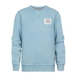 PETROL INDUSTRIES Sweatshirt 'Bahama' Jungen Gr&ouml;&szlig;e 104 hellblau / wei&szlig;