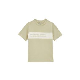 WE Fashion T-Shirt Jungen Größe 98/104 ecru / pastellgrün
