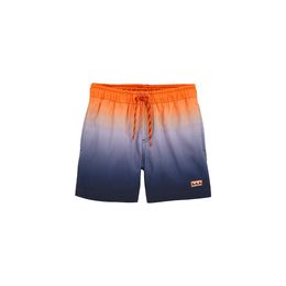 WE Fashion Badeshorts Jungen Gr&ouml;&szlig;e 146/152 opal / dunkelblau / neonorange