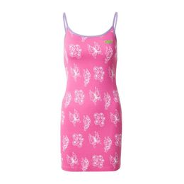 Obey Kleid 'MARGO' Damen Gr&ouml;&szlig;e 36 gelb / flieder / pink / wei&szlig; Winterkleid