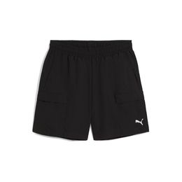 Puma Shorts 'WARDROBE ESS' Herren Größe 38 schwarz / weiß