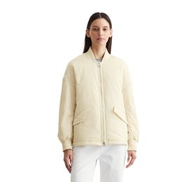 Marc O'Polo Outdoorjacke MARC O'POLO "aus Crinkle-Nylon", Damen, Gr. 34, beige (dry sand), Obermaterial: 100% Polyamid; Futter: 100% Polyester, unifarben, casual, regular fit, Langarm Rippbündchen, Jacken