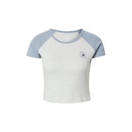 Converse T-Shirt Damen Gr&ouml;&szlig;e XS taubenblau / graumeliert