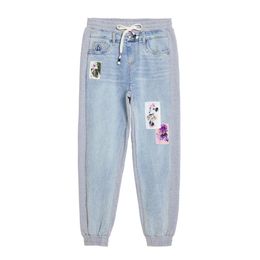 Desigual Jeans Damen Gr&ouml;&szlig;e 25/26 blau / mischfarben
