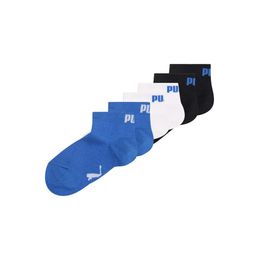Puma Socken M&auml;dchen Gr&ouml;&szlig;e 23/26 blau / schwarz / wei&szlig;
