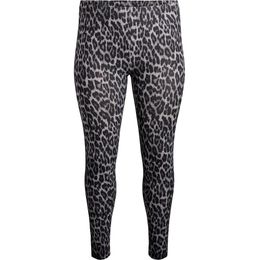 ZIZZI Leggings 'VLEGGINGS' Damen Gr&ouml;&szlig;e 5XL/6XL dunkelgrau