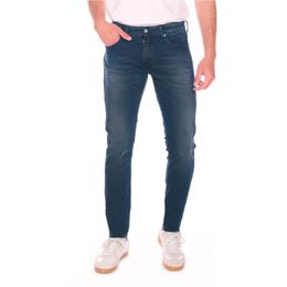Herren Slim-fit-Jeans "700/11JO", blau, Gr. 32, Le Temps Des Cerises, 80% Baumwolle, 16% Polyester, 4% Elasthan, Jeans, mit eng anliegendem Schnitt