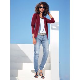 Heine Damen Jerseyblazer "Jersey-Blazer", rot, Gr. 34, 100% Baumwolle, Blazer