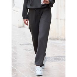 Damen Loungehose, Copenhagen Studios, Gr. 36, grau, Sweatware, Obermaterial: 54% Modal, 40% Polyester, 6% Elasthan, unifarben, Hosen, extra softes