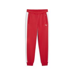 Puma Damen Sporthose "T7 ALWAYS ON Trainingshose Herren", rot, Gr. L, unifarben, Obermaterial: 33% Baumwolle, 67% Polyester; Rippe: 7% Elasthan, 93%