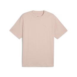 Puma Damen T-Shirt "Essentials Elevated T-Shirt Erwachsene", rosa, Gr. XS, clean, Obermaterial: 100% Baumwolle; Rippe: 80% Baumwolle, 20% Polyester,