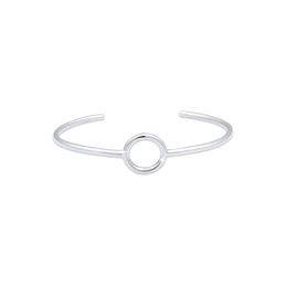 Elli Premium Damen Armreif "Armreif Kreis 925 Sterling Silber", 16cm, ohne Stein, Silber 925 (Sterlingsilber), silber, Silber 925 (Sterlingsilber),