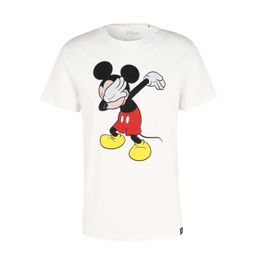 Recovered Damen T-Shirt "Disney Mickey Mouse Dabbing", beige, Gr. S, bedruckt, 58% Polyester, 42% Baumwolle, Shirts, im zeitlosen Design