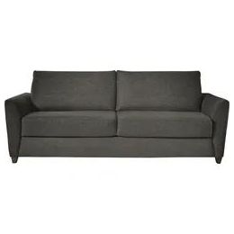 Schlafsofa Bali "Dallas", grau (grau, beige), B:215cm H:93cm T:103cm, Sofas, Dauerschlaffunktion, mit Lattenrost und Matratze