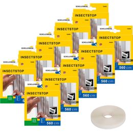 Schellenberg Klett-Klebeband "Insektenschutzzubeh&ouml;r, Befestigungsband f&uuml;r Polyester-Fliegengitter", B/L: 0,95cm x 5.600cm, 10 Stk., transparent,