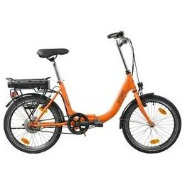 E-Bike Llobe "Elektro Faltrad 20" Pure orange" Gr. 43, orange, E-Bikes, 43cm, 20 Zoll (50,80cm)