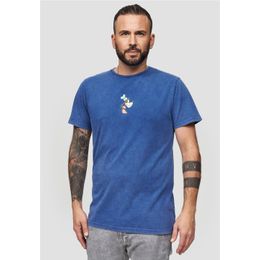 Recovered Herren T-Shirt "Disney Goofy Side Profile", blau, Gr. XXL, bedruckt, 100% Baumwolle, Shirts, im zeitlosen Design