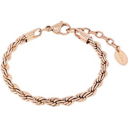 s.Oliver Damen Armband "2038847", 20cm, Edelstahl, rosa, Edelstahl, Armbänder