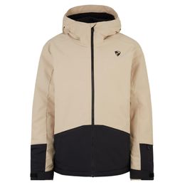 Ziener Herren Skijacke "TIMBARRA", beige, Gr. 58, Obermaterial alle Farben au&szlig;er cobalt blue: 1. 60% Polyester, 40% Polyester recycled, 2. 100%