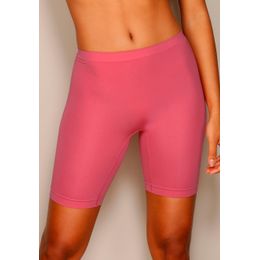 Lascana Damen Panty "extralong und seamless", Gr. 36, rot, Stoff, Obermaterial: 93% Polyamid, 7% Elasthan, unifarben, Unterhosen, aus weicher
