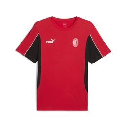 Puma Herren T-Shirt "AC Milan ftblARCHIVE T-Shirt Herren", rot, Gr. XS, Obermaterial: 100% Baumwolle, Shirts
