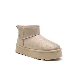 Foreverfolie Winterboots in Gold - 56% | Größe 40 | Damen-stiefel