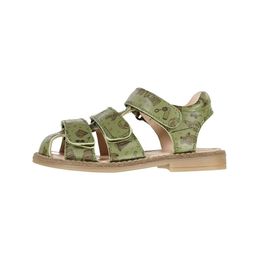 Wheat Leder-Halbsandalen "Addison" in Gr&uuml;n - 59% | Gr&ouml;&szlig;e 24 | Kindersandalen