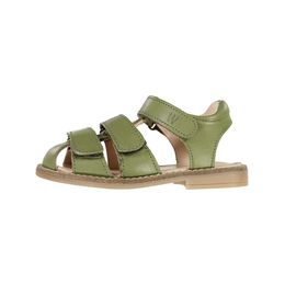 Wheat Leder-Halbsandalen "Addison" in Gr&uuml;n - 54% | Gr&ouml;&szlig;e 30 | Kindersandalen