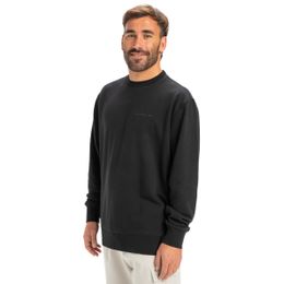 Quiksilver Herren Sweatshirt "SALT WATER CREW", schwarz, Gr. XL, unifarben, Jersey, Obermaterial: 80% Baumwolle, 20% Polyester, Sweatshirts