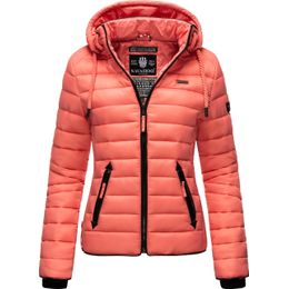 Navahoo Damen Steppjacke "Lulana", orange, Gr. XS, Oberstoff: 100% Nylon; Futter: 100% Polyester; Wattierung: 100% Polyester; &Auml;rmelfutter: 100%