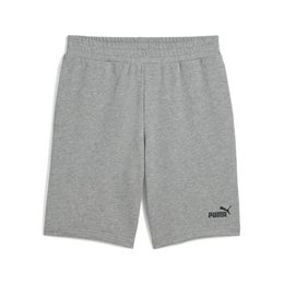 Puma Damen Sporthose "Essentials No. 1 Logo 10" Shorts Herren", grau, Gr. XS, unifarben, Obermaterial: 32% Polyester, 68% Baumwolle; Tasche – Oben:
