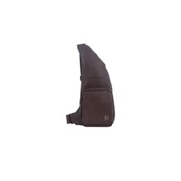DISCOVERY Damen Schultertasche "Heritage", braun, Polyurethan (PU), unifarben, Taschen, mit RFID-Schutz