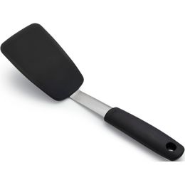 OXO GOOD GRIPS Pfannenwender, B:8cm, schwarz, K&uuml;chenpaletten, flexibel, Silikon, klein