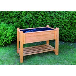 Promadino Hochbeet honigbraun 114 x 84,5 x 60 cm
