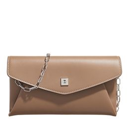 MaxMara Max Mara Portemonnaie - Walletchain - Gr. unisize - in Taupe - f&uuml;r Damen