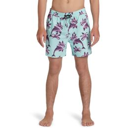 Boardshorts Billabong "Good Times", Herren, Gr. M, grün (mint), [Hauptstoff] 72% Polyester, 20% Baumwolle, 8% Elasthan, Hosen